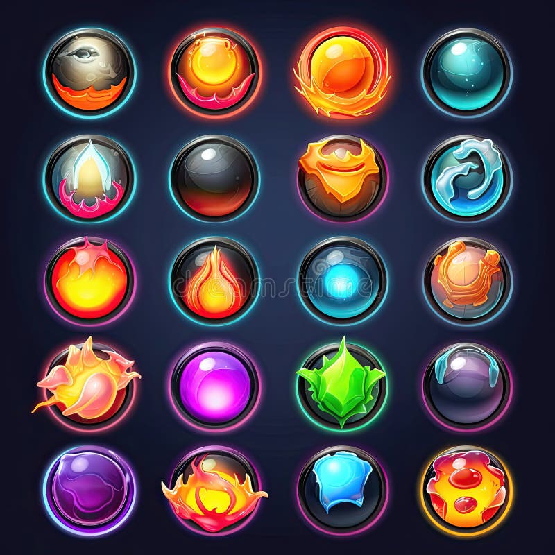 Realistic Magic Sphere Game Ai Generated Stock Image - Image of ...