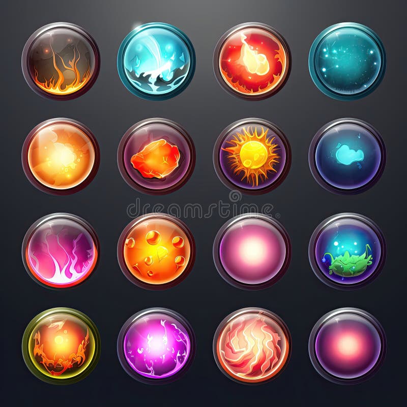 Realistic Magic Sphere Game Ai Generated Stock Image - Image of ...