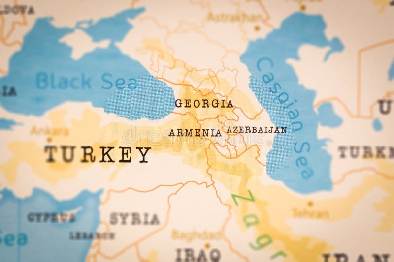 The Realistic Map of Armenia. Stock Image - Image of flag, global ...