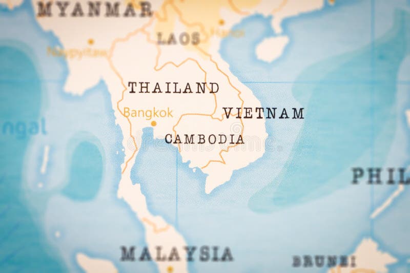cambodia on the world map