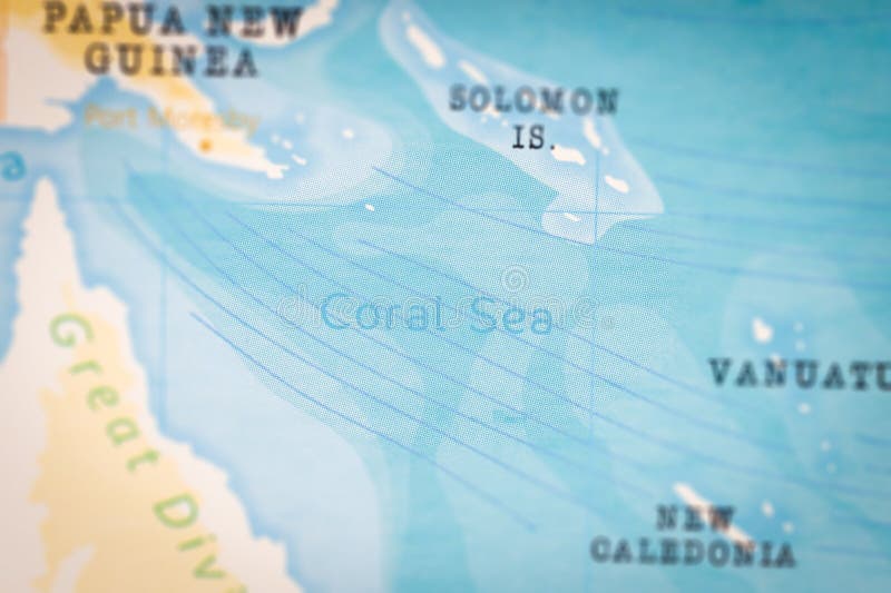 Coral Sea World Map