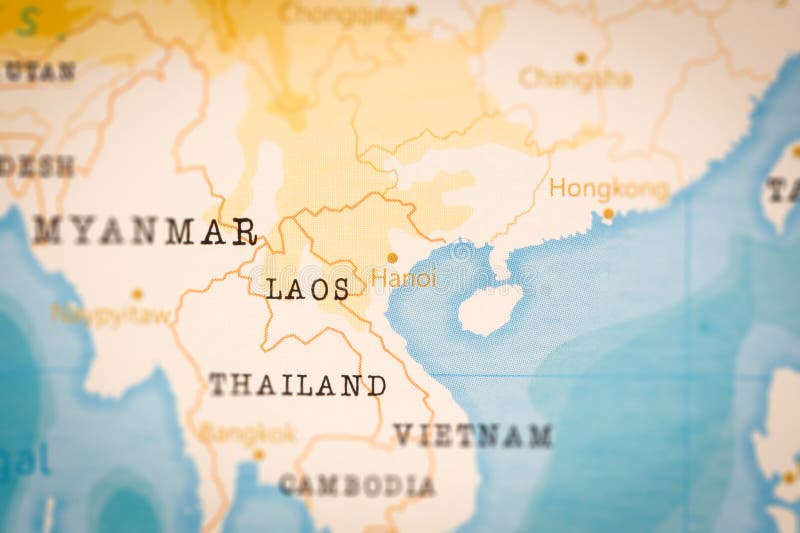 The Realistic Map of Hanoi. Stock Photo - Image of national, crisis ...