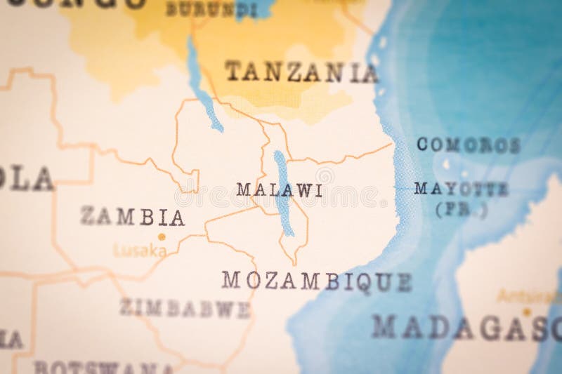 malawi world map