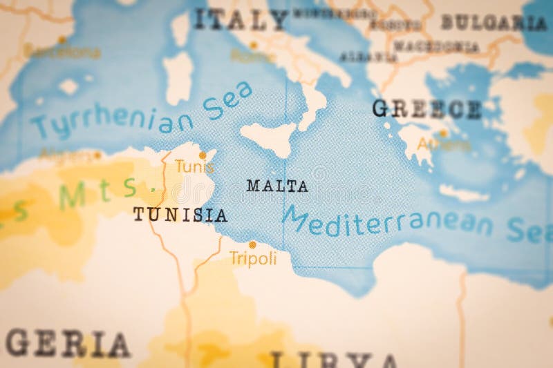 The Realistic Map of Malta. Stock Photo - Image of accident, world ...