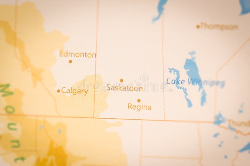 The Realistic Map of Canada. Stock Photo - Image of society, city ...