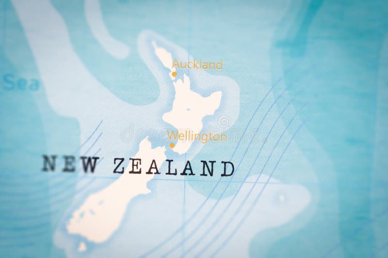 The Realistic Map of Wellington. Stock Photo - Image of international ...
