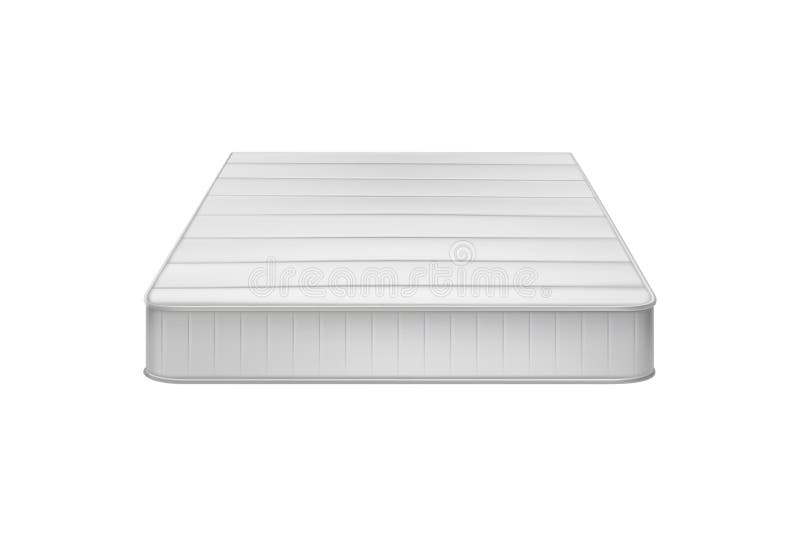 Realistic Mattress View Composition Stock Vector - Illustration of ...