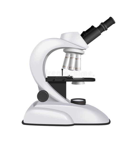 Realistic Microscope Illustration Stock Vector - Illustration of ...