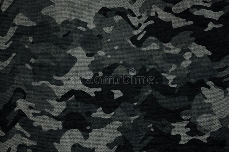 Realistic Military Camouflage Canvas Fabric Texture Stock Image - Image ...