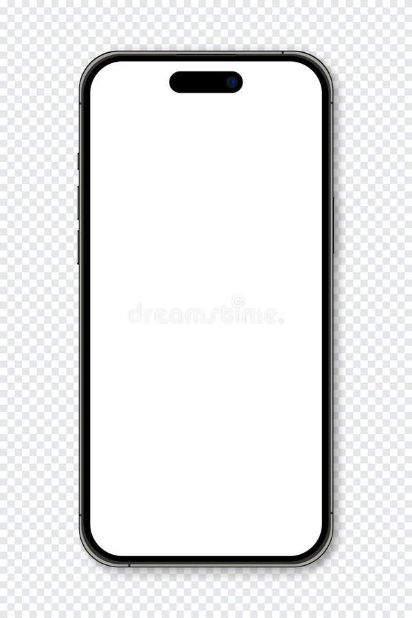 Realistic Model Smartphone. Smartphone Mockup. Device Front View. 3D ...