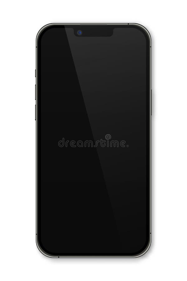 Realistic Model Smartphone. Smartphone Mockup. Device Front View. 3D ...