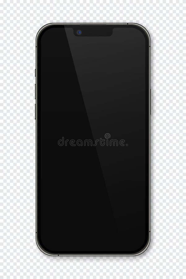 Realistic Model Smartphone. Smartphone Mockup. Device Front View. 3D ...