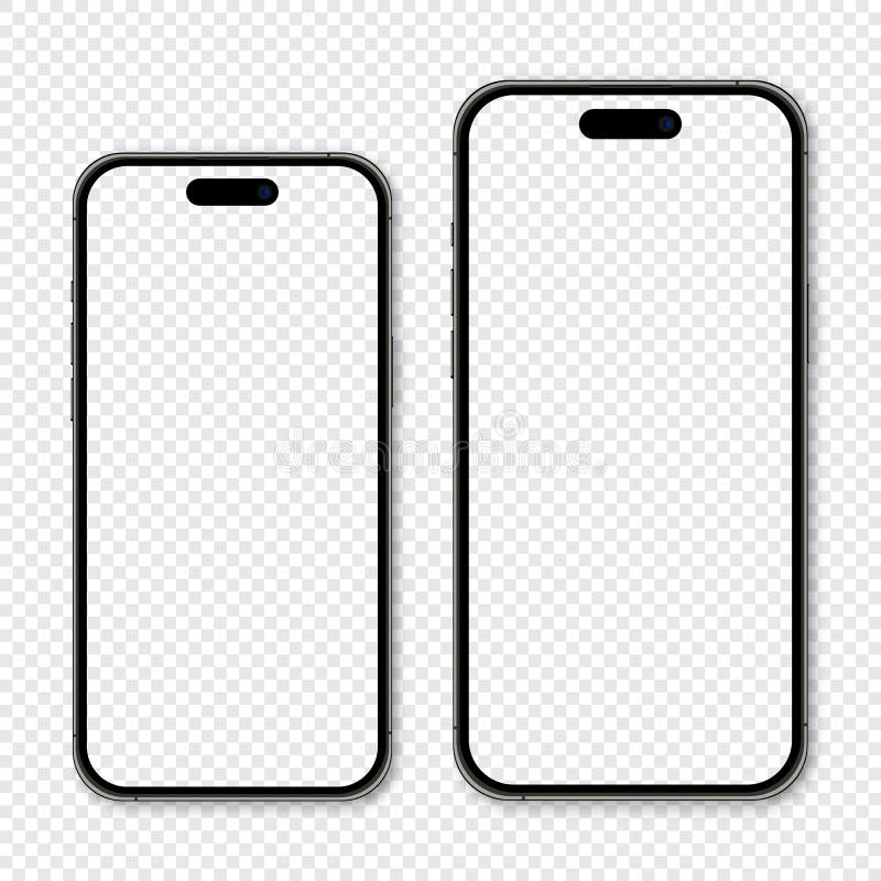 Realistic Model Smartphone. Smartphone Mockup. Device Front View. 3D ...