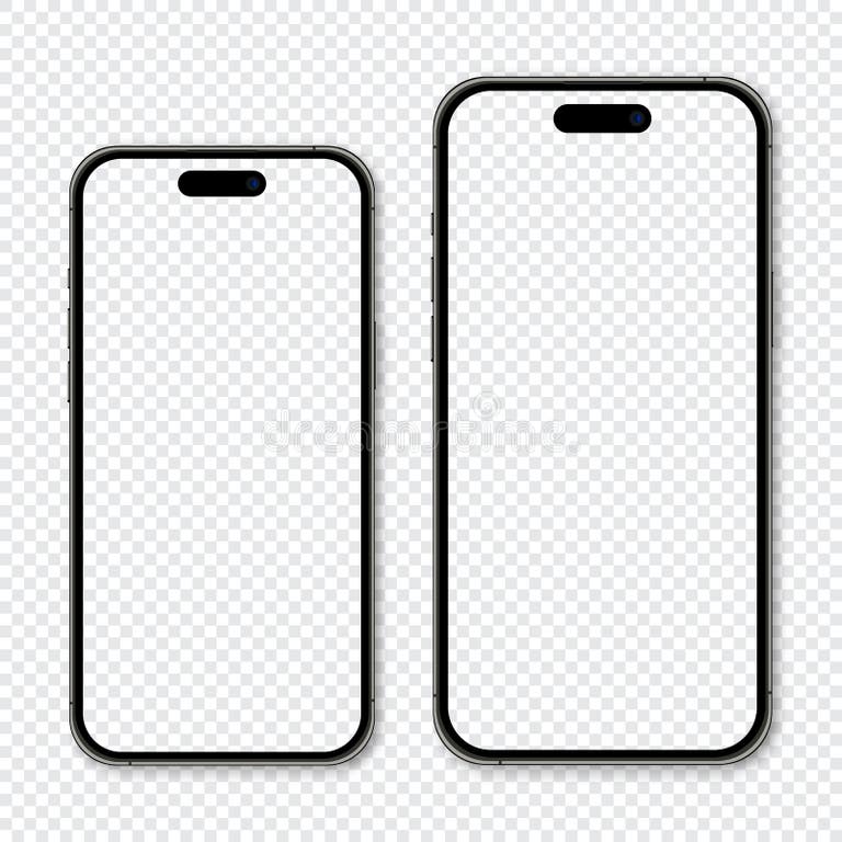 Realistic Model Smartphone. Smartphone Mockup. Device Front View. 3D ...