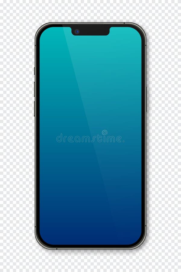Realistic Model Smartphone. Smartphone Mockup. Device Front View. 3D ...