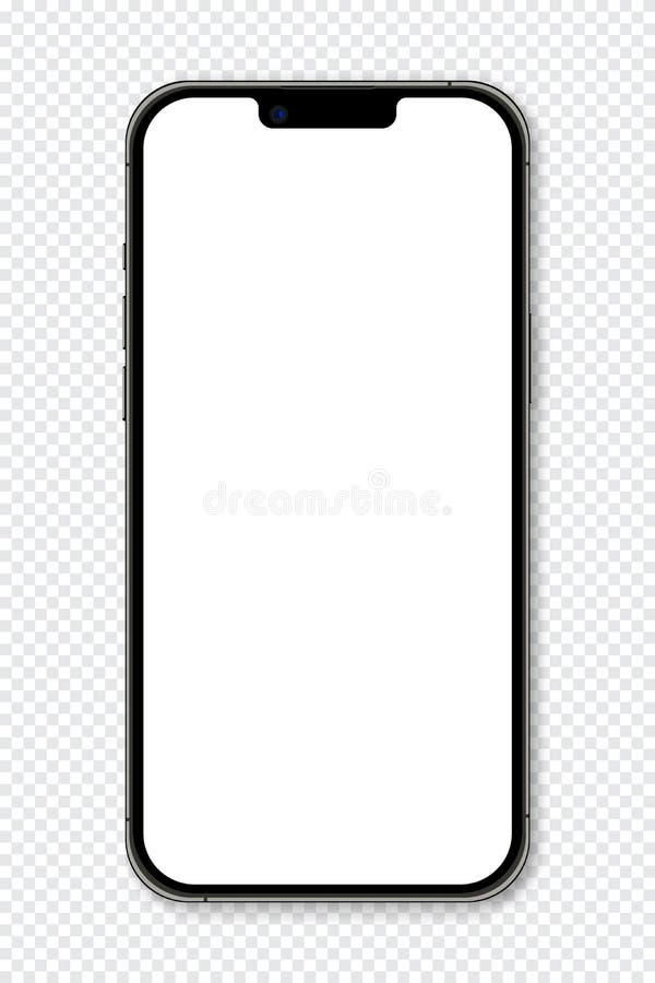 Realistic Model Smartphone. Smartphone Mockup. Device Front View. 3D ...