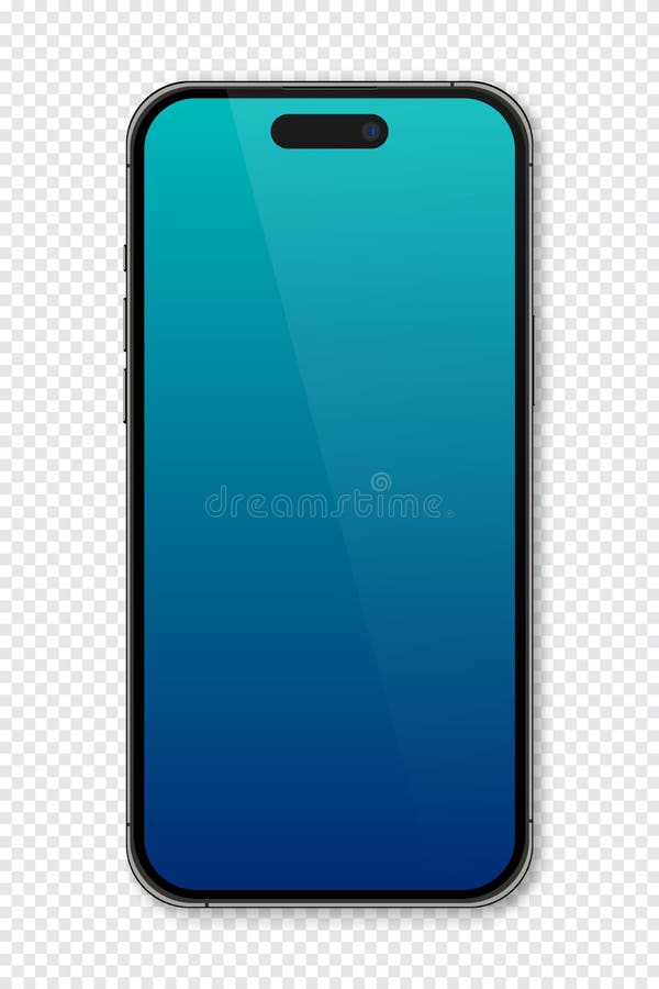 Realistic Model Smartphone. Smartphone Mockup. Device Front View. 3D ...