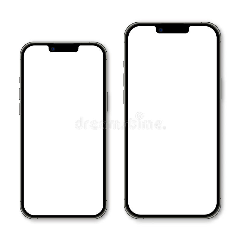 Realistic Model Smartphone. Smartphone Mockup. Device Front View. 3D ...