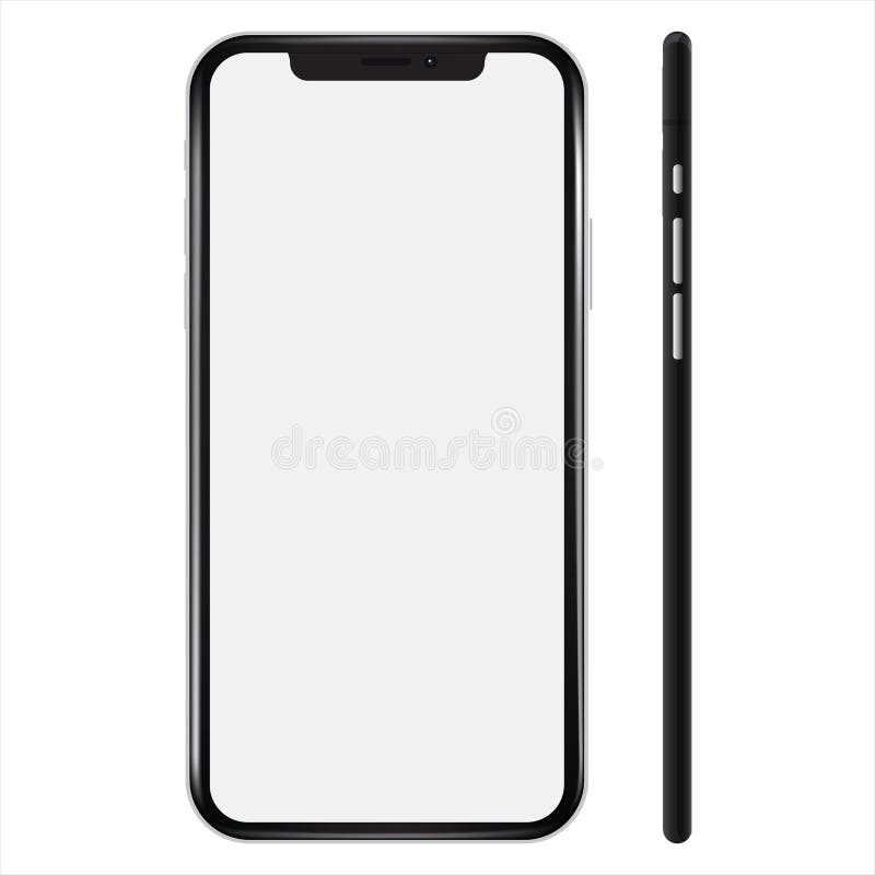 Realistic Models Smartphone with Transparent Screens, Smartphone Mockup ...