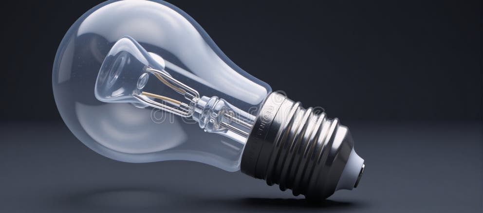 Realistic Modern 3D Illustration Featuring a Stylized Light Bulb Image ...