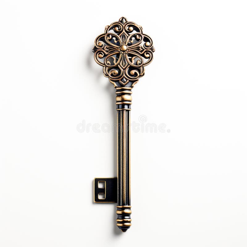 Realistic Modern Simple Key , AI Generated Stock Illustration ...