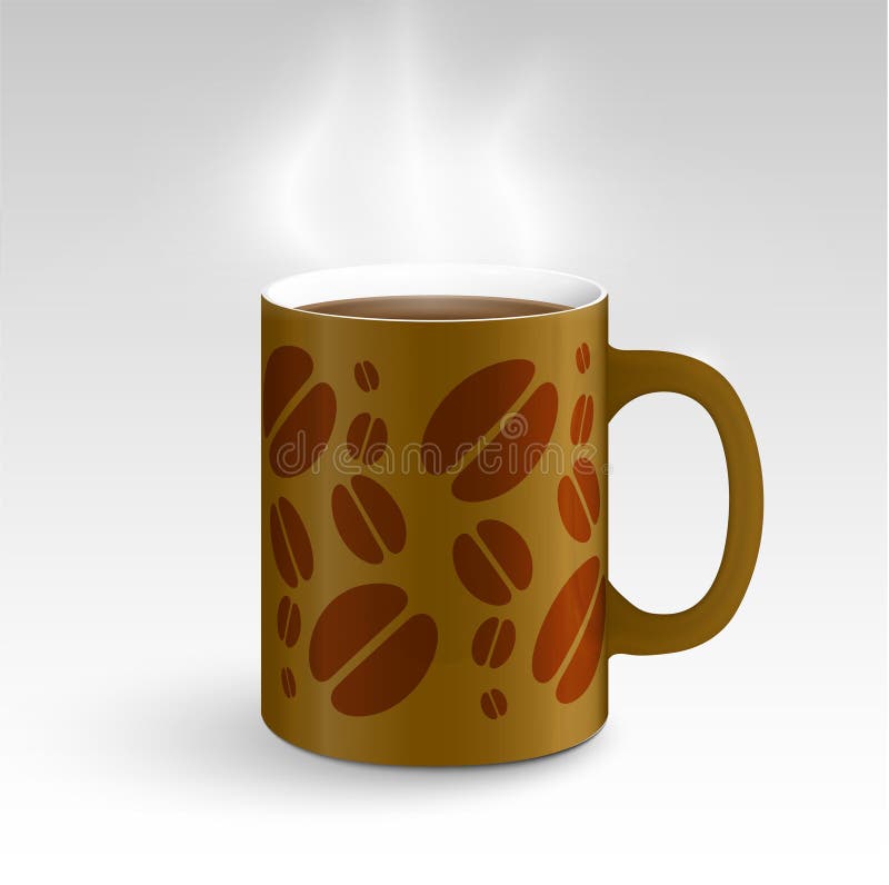 Realistic Mug, Vector Illustration Stock Vector - Illustration of ...