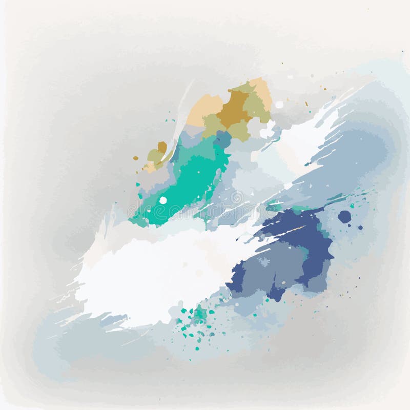 Realistic Multicolored Watercolor Texture on a White Background ... Realistic Multicolored Watercolor Texture on a White Background ...
