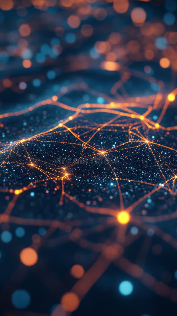 Realistic Network Nodes with Soft Lighting and Vibrant Colors for ...