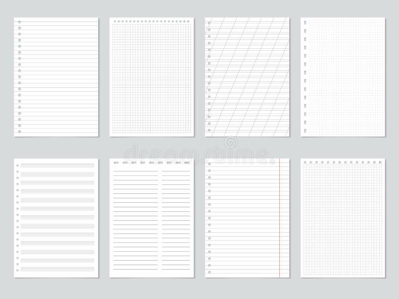 Gridded Notebook Stock Illustrations – 51 Gridded Notebook Stock ...