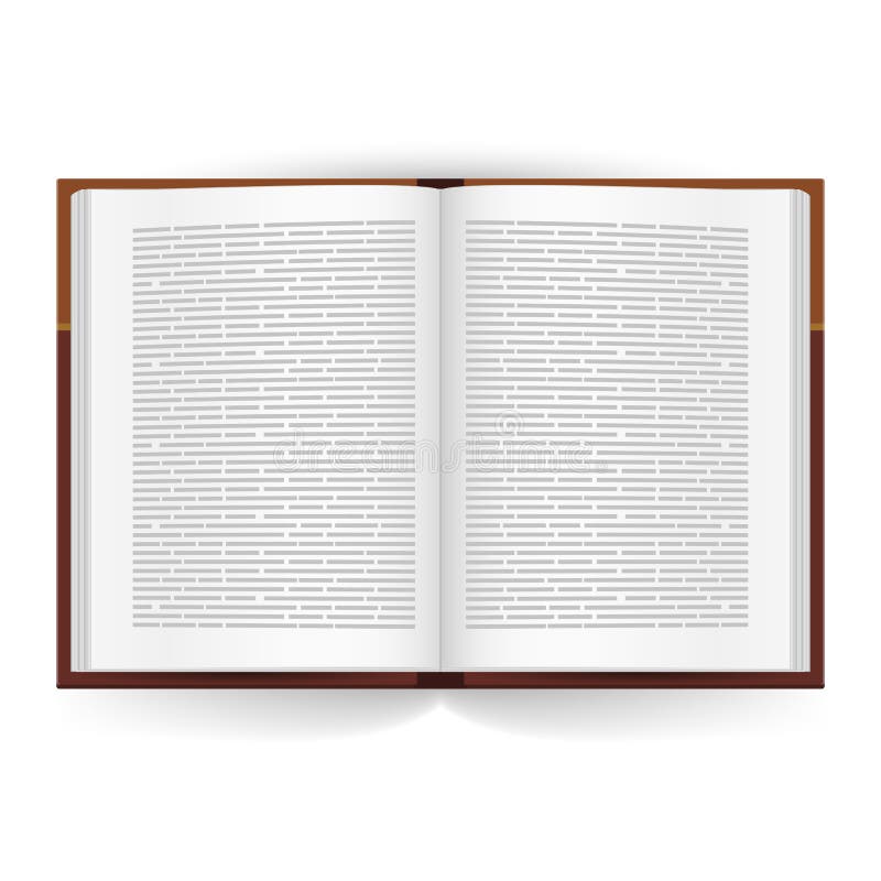 Open Book stock vector. Illustration of diary, school - 24928880