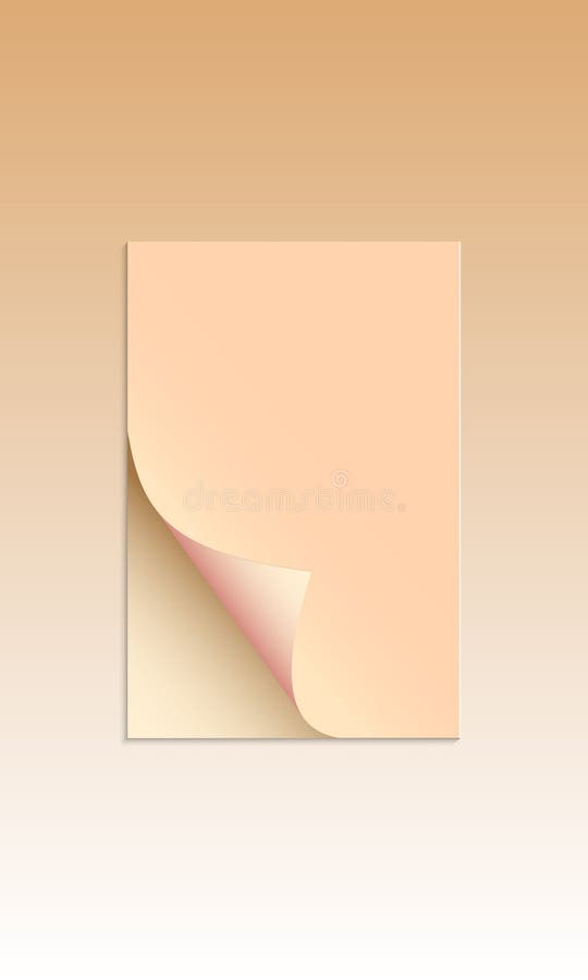 Realistic Open Paper Background. Stock Vector - Illustration of ...