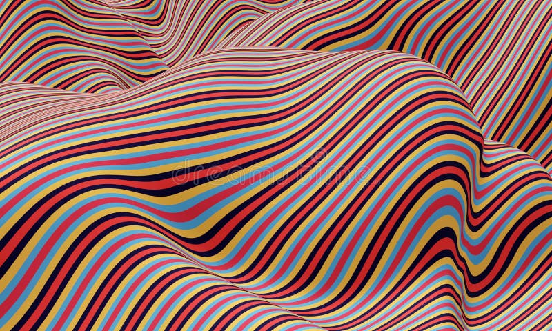 Realistic Optical Illusion Background Stock Illustration - Illustration ...