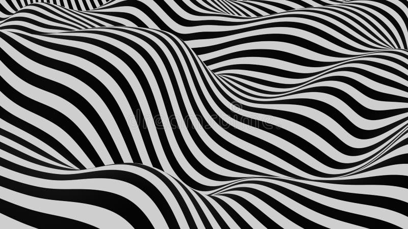 Realistic Optical Illusion Background Stock Illustration - Illustration ...