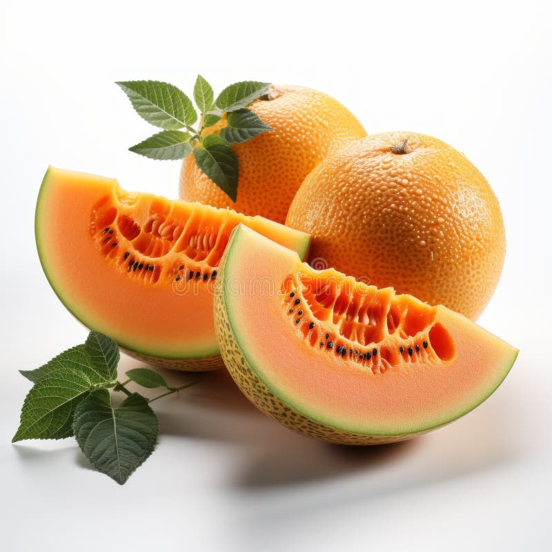 Realistic Orange Fruit with Softbox Lighting - Detailed Rendering Stock ...