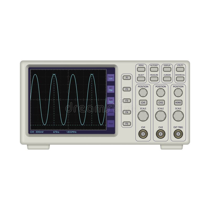 Realistic Oscilloscope Stock Illustrations – 33 Realistic Oscilloscope ...