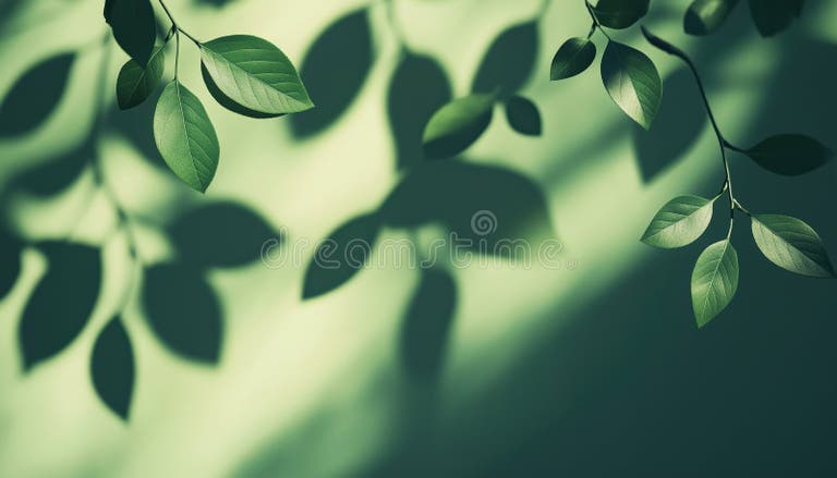 Realistic Overlay Effect of Tree Leaves Shadows Stock Illustration ...