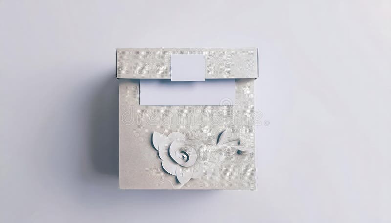 Realistic Packaging Box Template with Customizable Labels, 3D ...