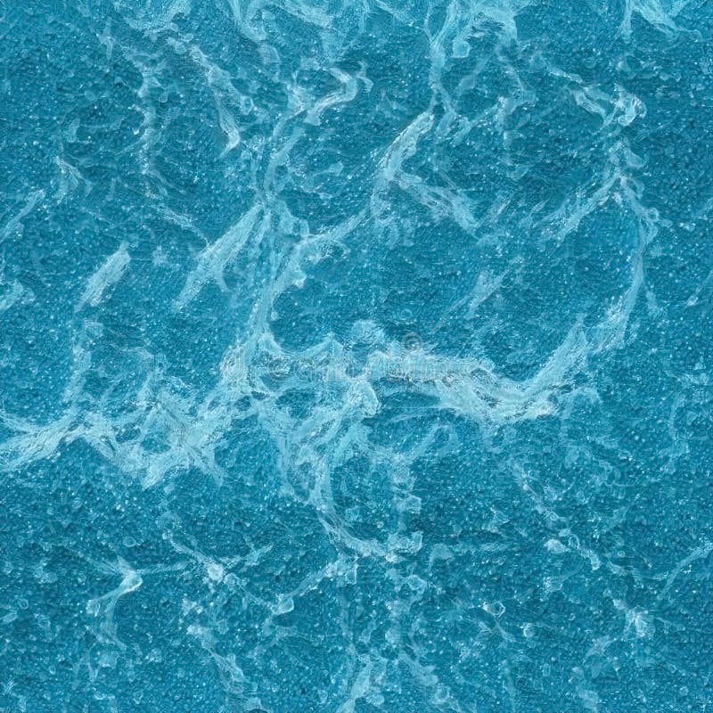 Realistic Painting of Ocean Waves in Turquoise Colors Stock Photo ...