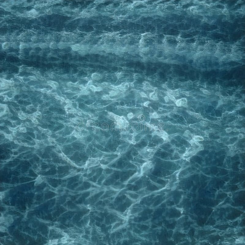 Realistic Painting of Ocean Waves in Turquoise Colors Stock Photo ...