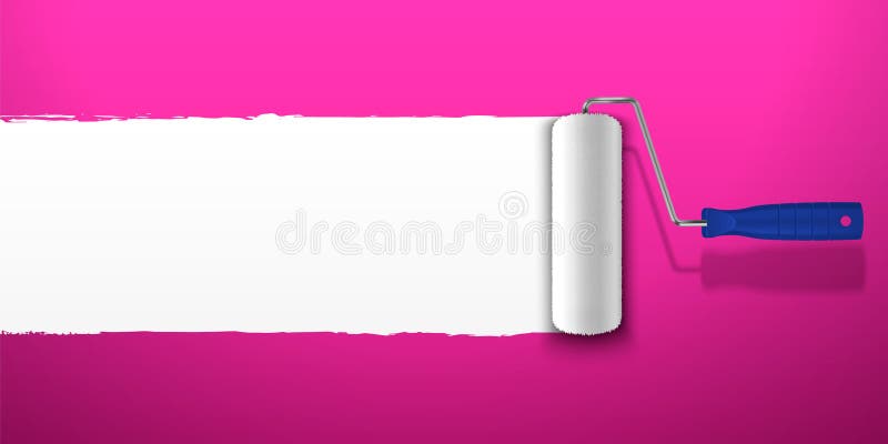 Realistic Painting Roller stock vector. Illustration of artist - 288389753