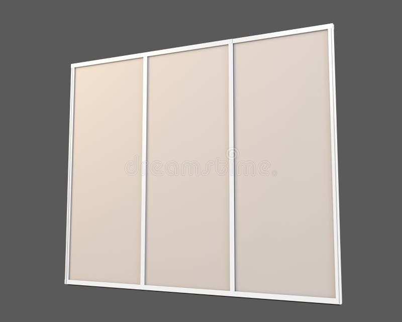 Realistic Lamp Post Banner stock illustration. Illustration of design ...