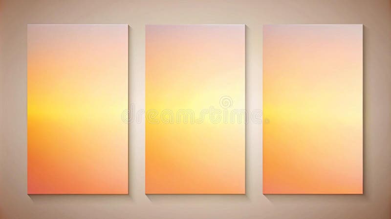 Realistic A4 Paper Mockup with a Stunning Sunset Gradient Generative AI ...