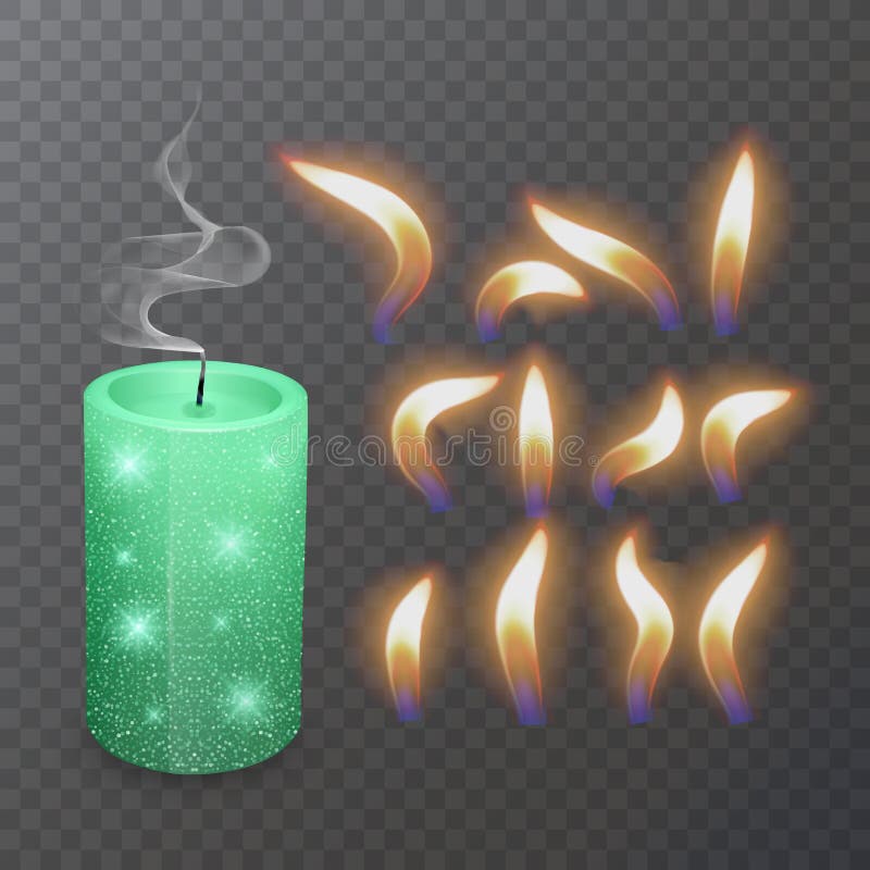 Animated Burning Candle Wallpaper
