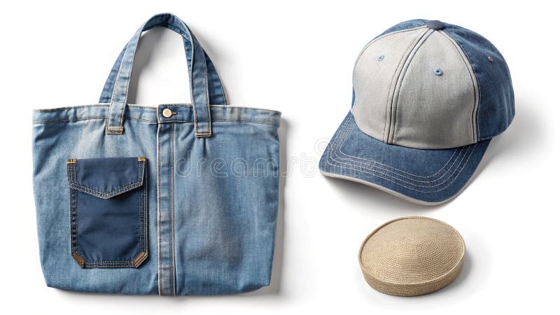 Realistic Patch Mockup PSD Template Showcase Your Clothing Bag and Hat ...