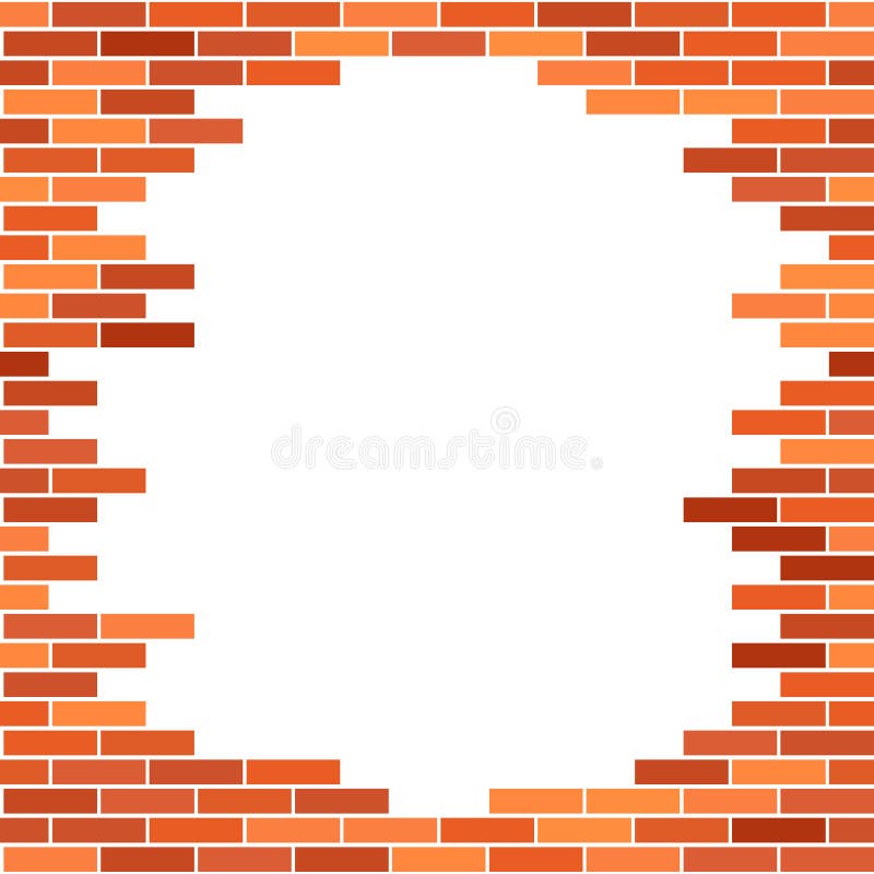 Brick Round Border Stock Illustrations – 455 Brick Round Border Stock ...