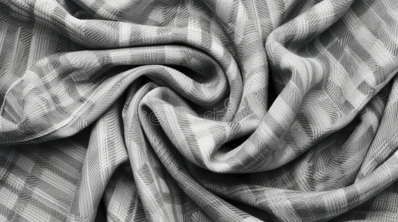 Realistic Pencil Drawing of Various Fabric Textures Stock Illustration ...
