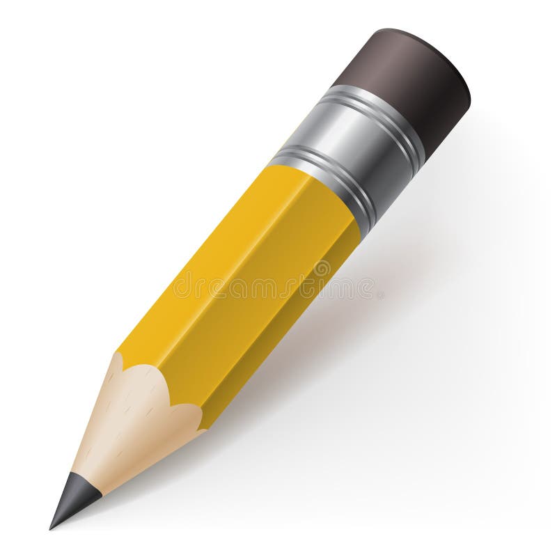 Small Pencil Icon stock vector. Illustration of concept - 30577877