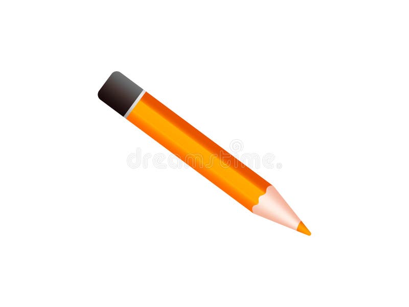 Realistic Pencil Vector Render Stock Vector - Illustration of classic ...