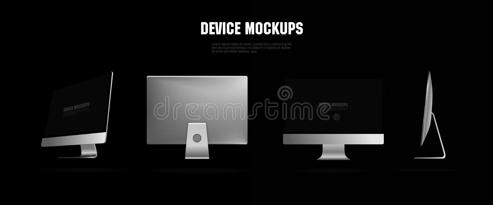 Realistic Personal Computer Webcam Isolated. Stock Vector ...