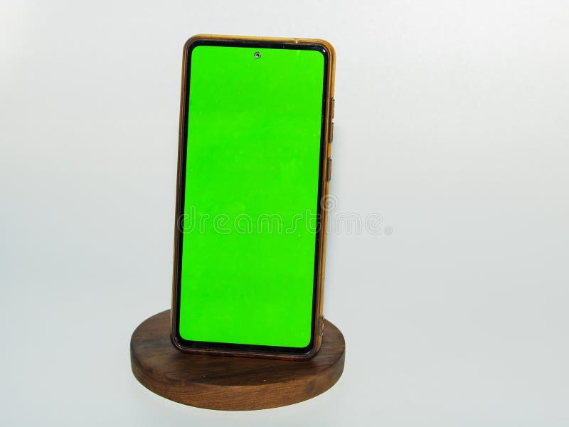 Realistic Phone Set - Green Screen - 3d Rende Stock Image - Image of ...
